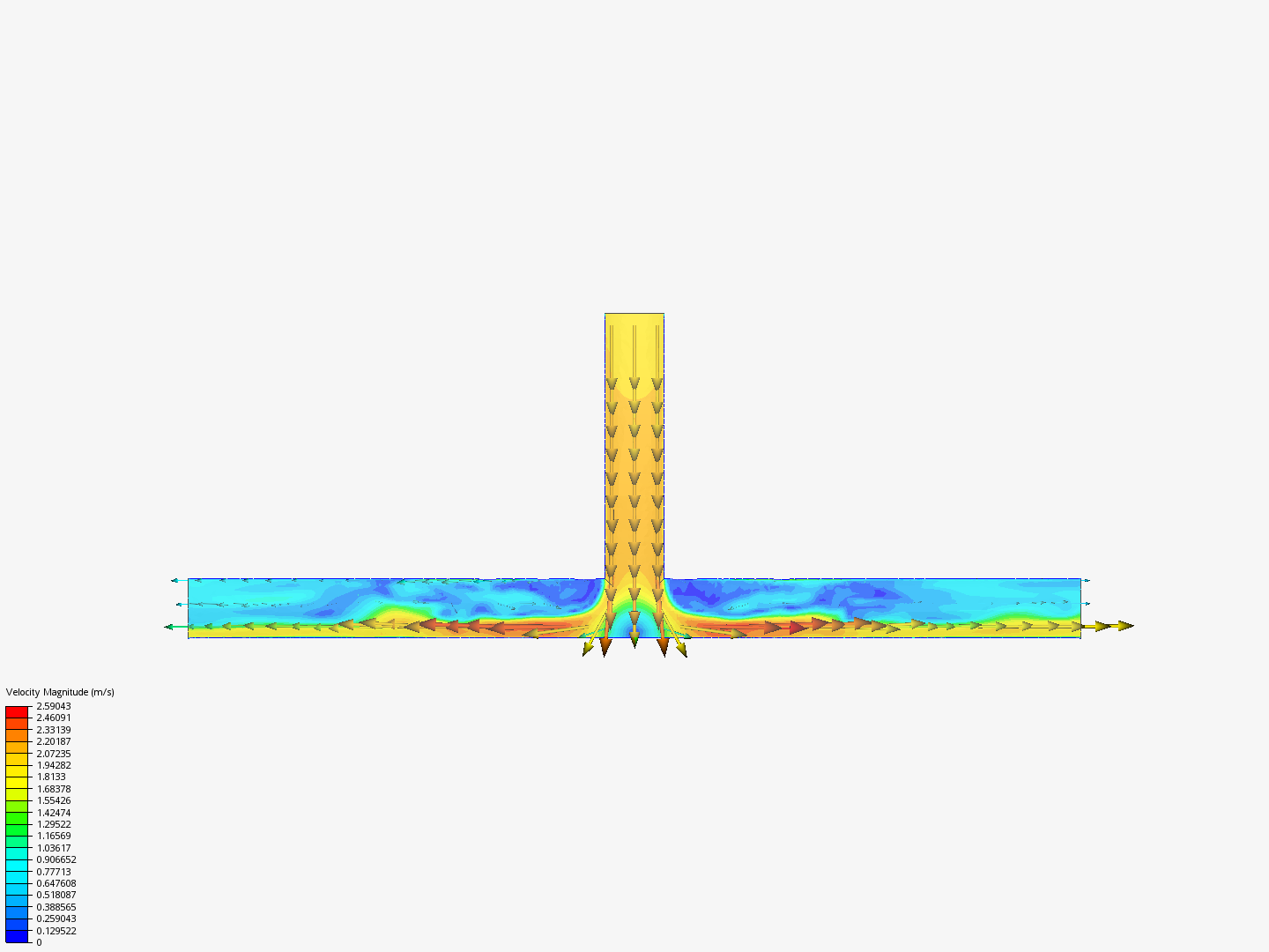 T Junction Flow Video by carladelasheras | SimScale