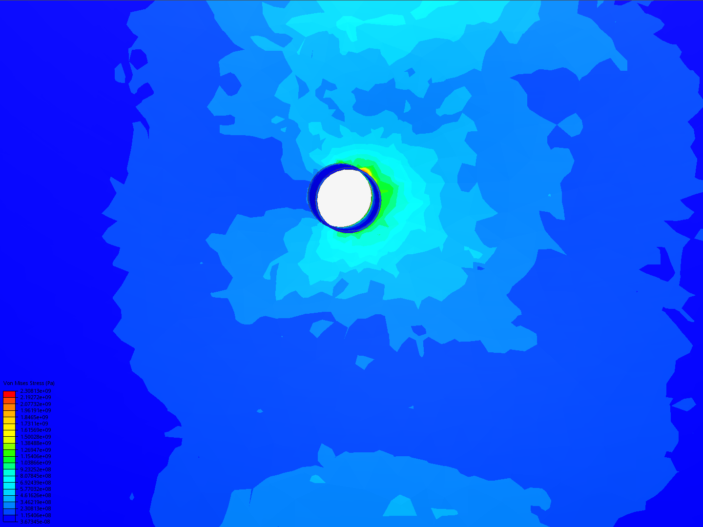 Nozzle Load on flat plate by carocha | SimScale