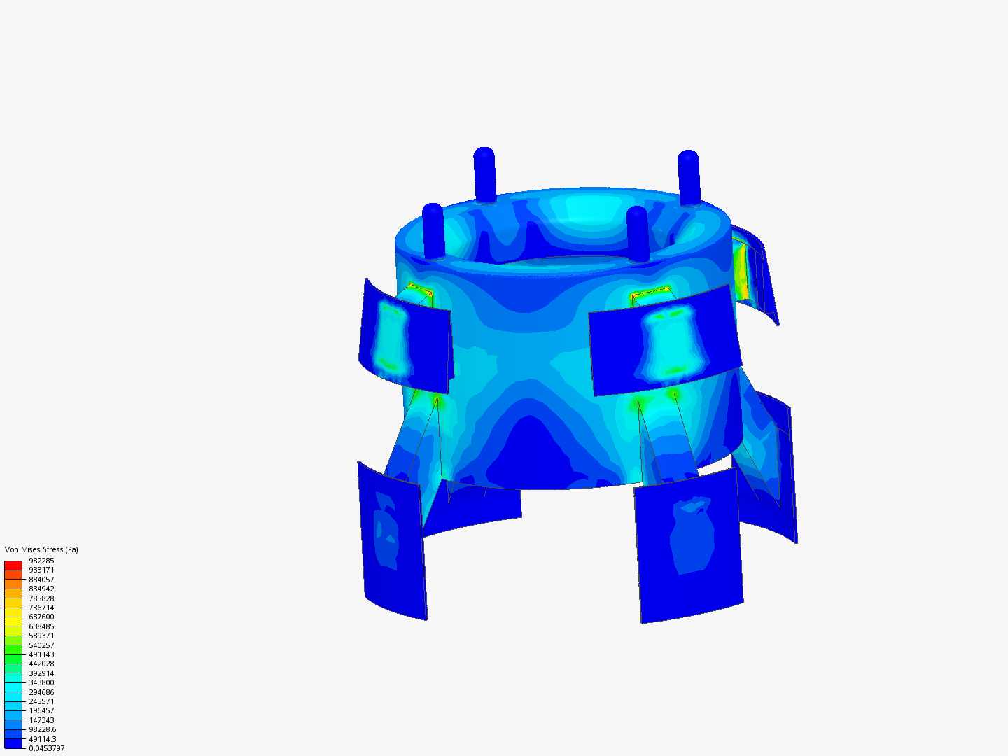 FEA lower stage mechanism by cataldo_da | SimScale