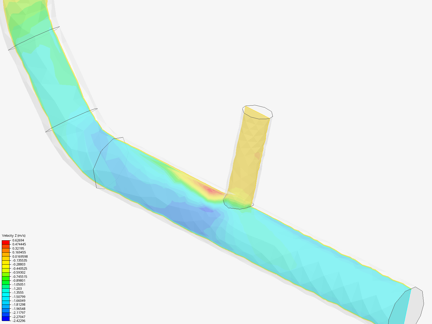 Tutorial: Pipe junction flow - Copy by ccastro_kudler | SimScale