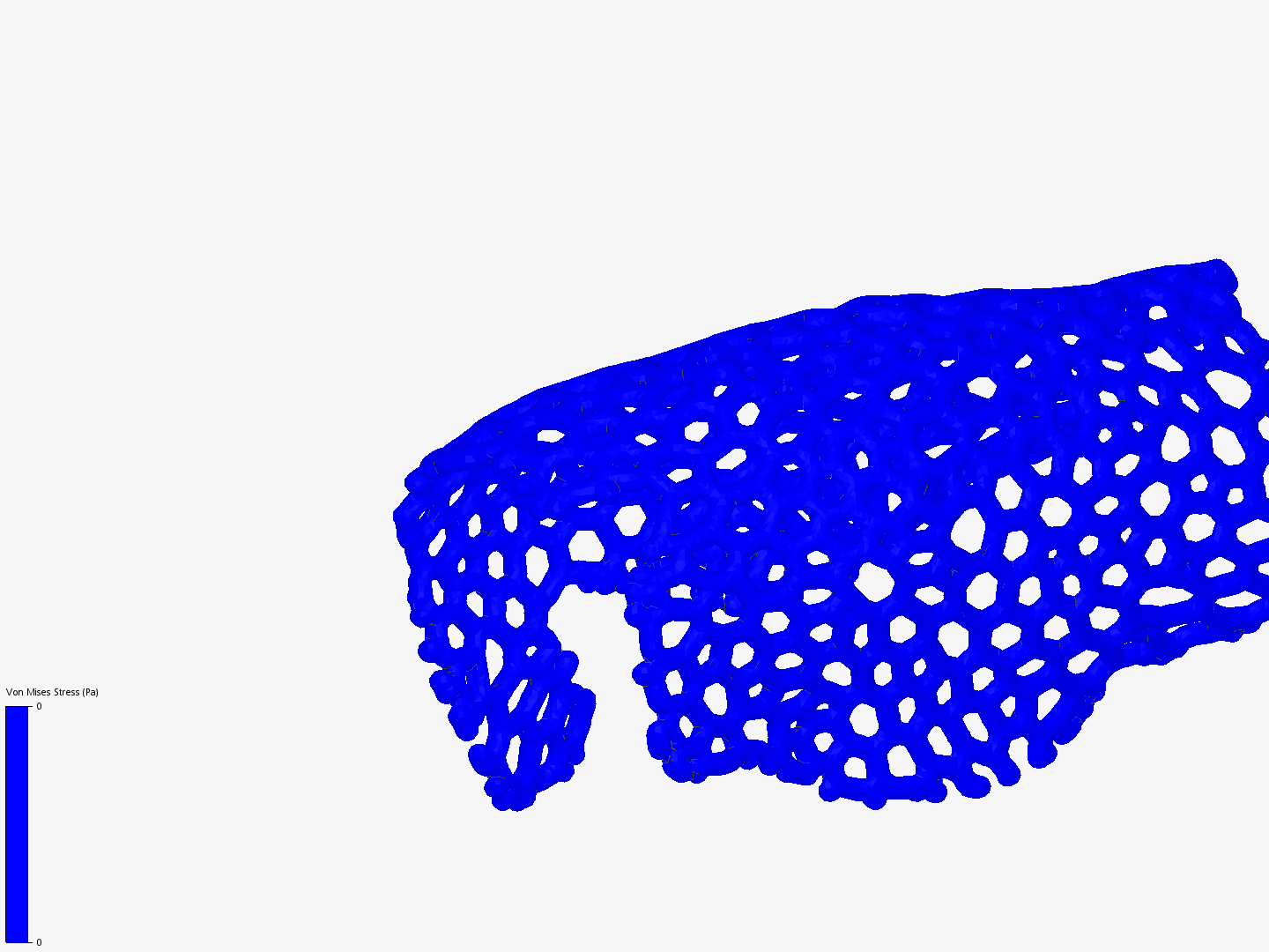 0,8 mm thick PLA Surgery Mesh by ccirrincione | SimScale