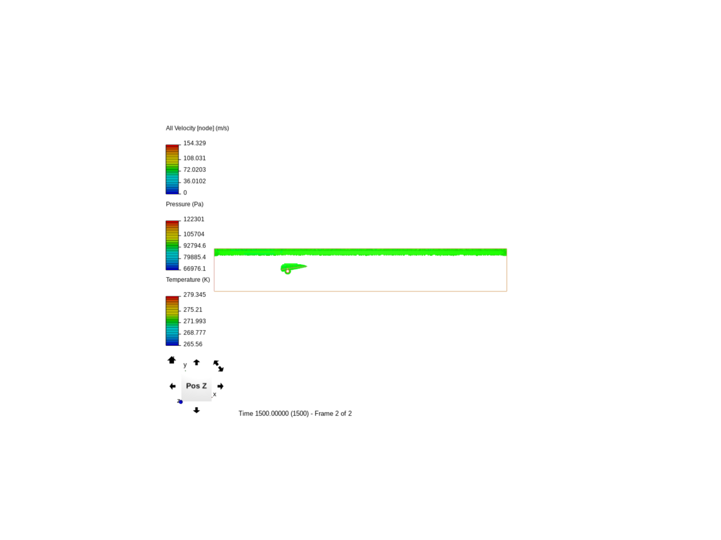 Compressible air Flow Around a Wing by ccummins | SimScale