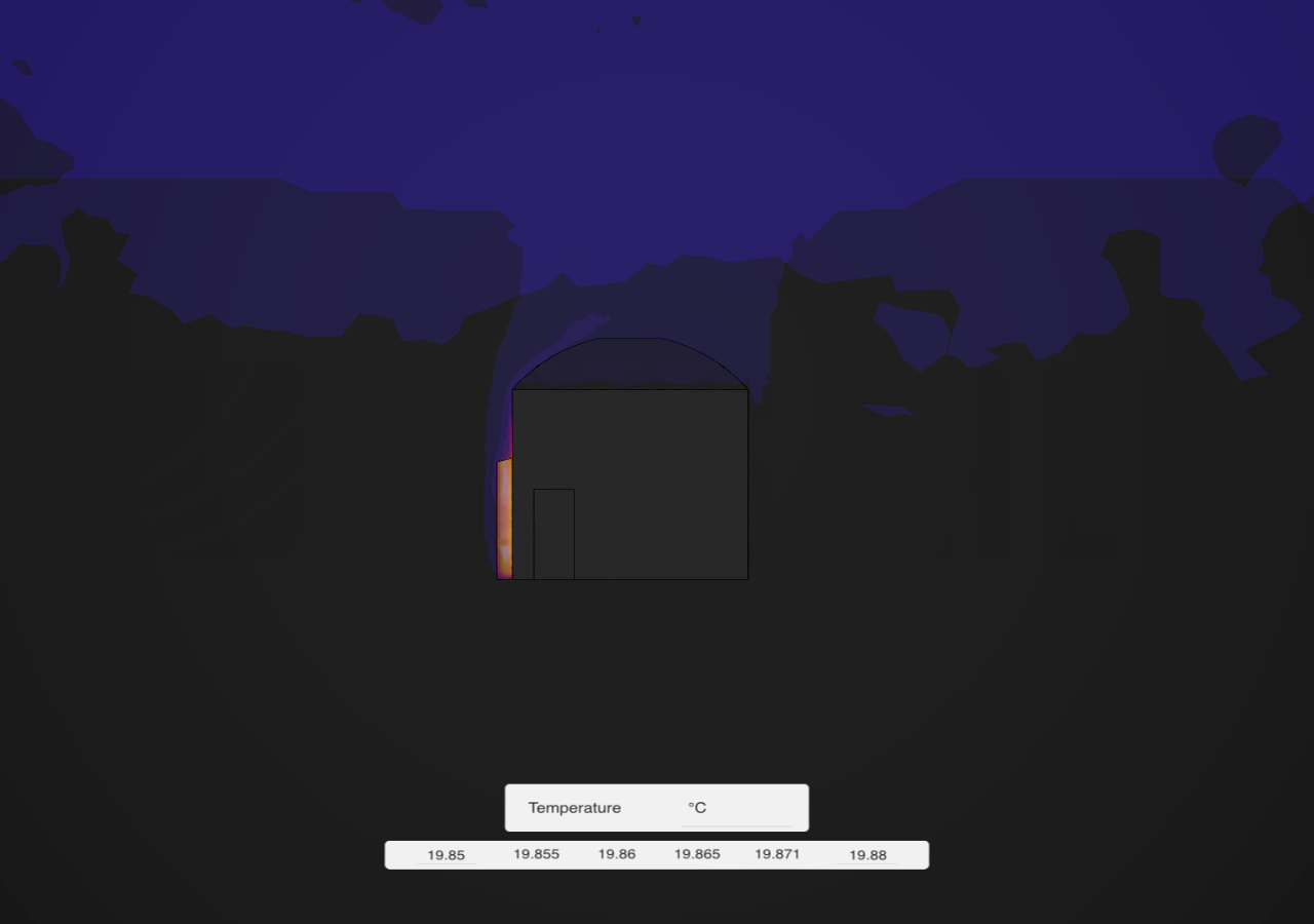 Room with vault - Copy by cdumont | SimScale