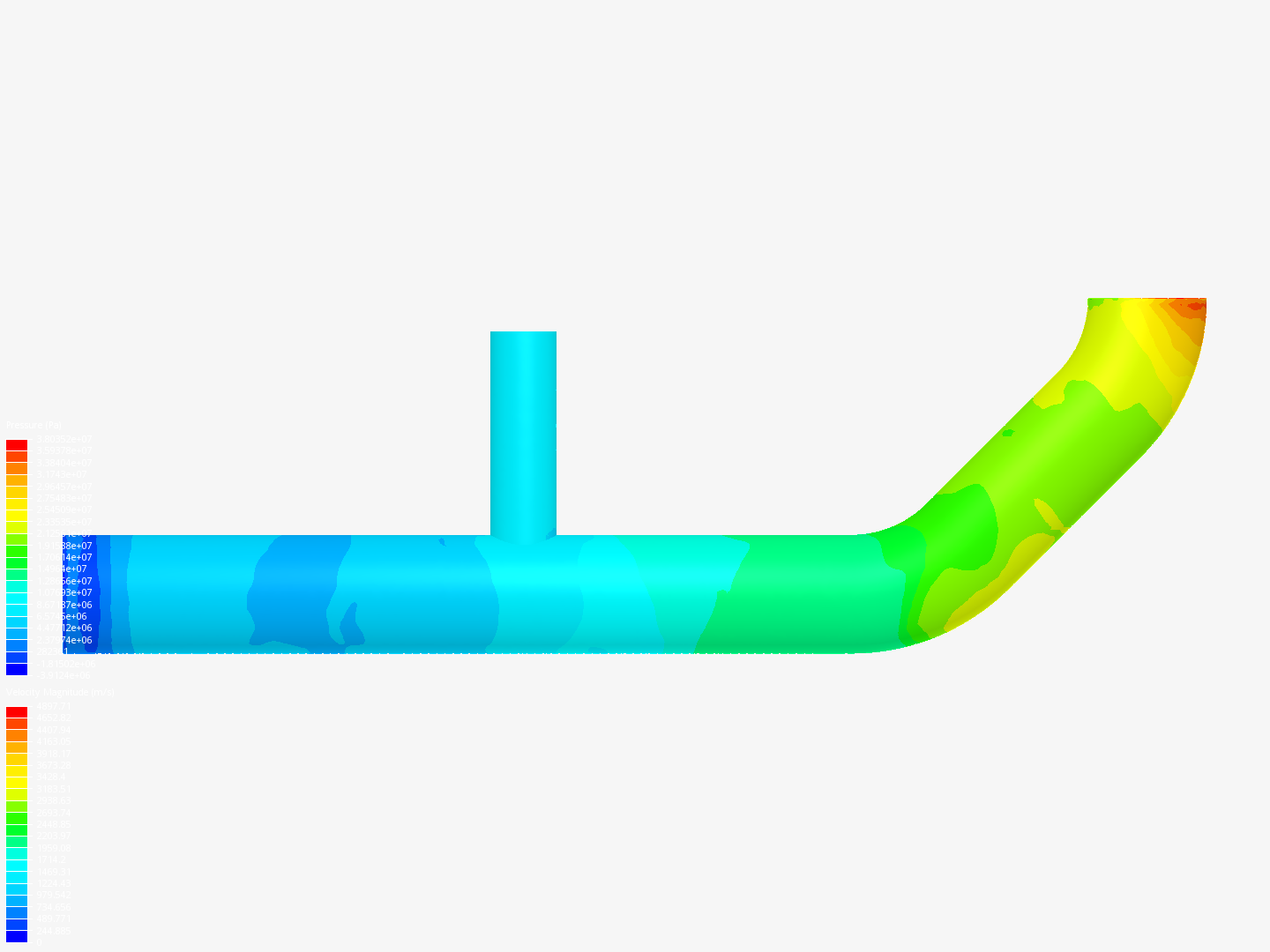 Tutorial 2: Pipe junction flow by chance_arthur03 | SimScale