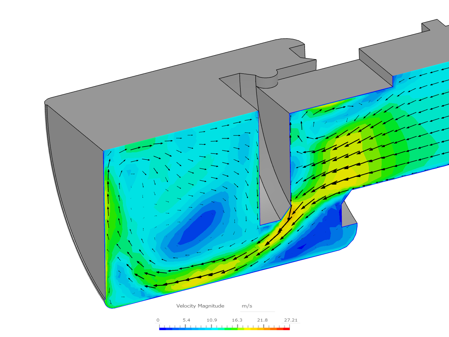 Tutorial: Fluid Flow Through a Valve by chihiro0012 | SimScale