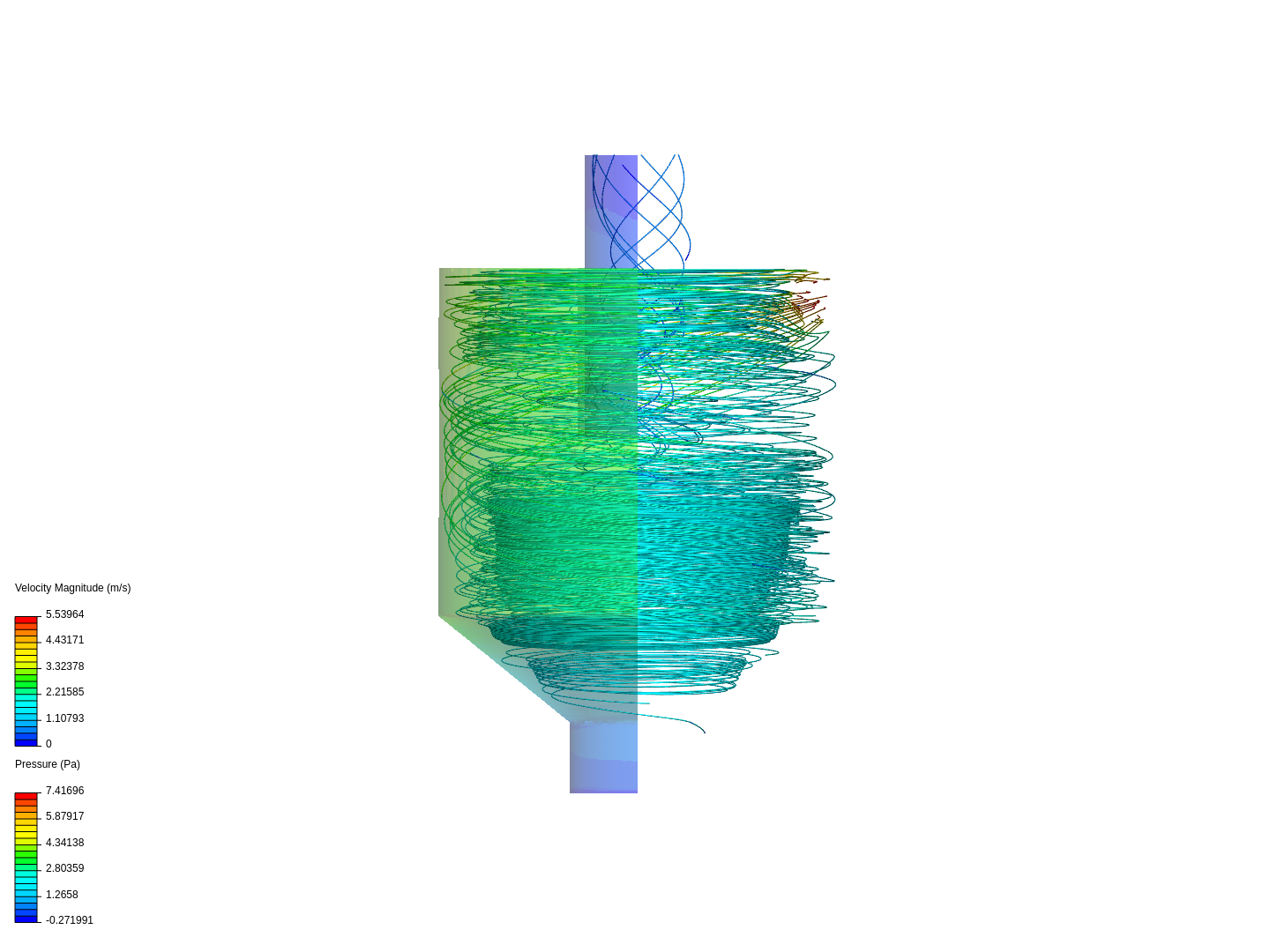 test sample cyclone by cimm | SimScale