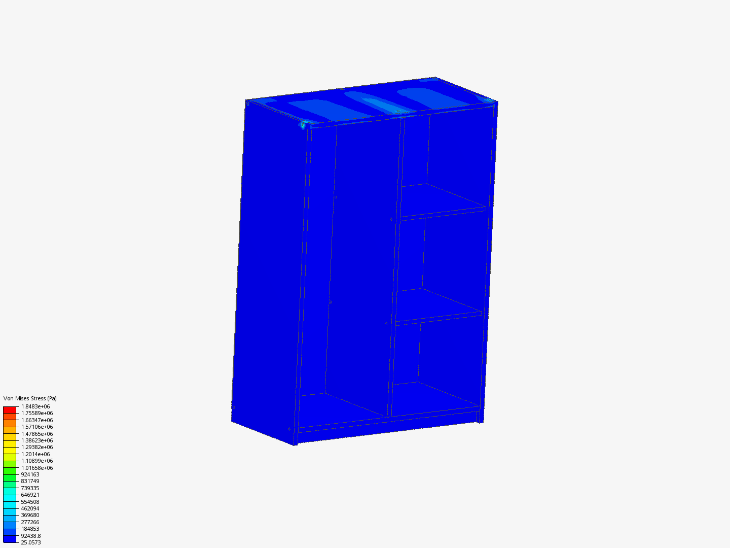 Lemari FEA CAE by ckusumaningtya | SimScale