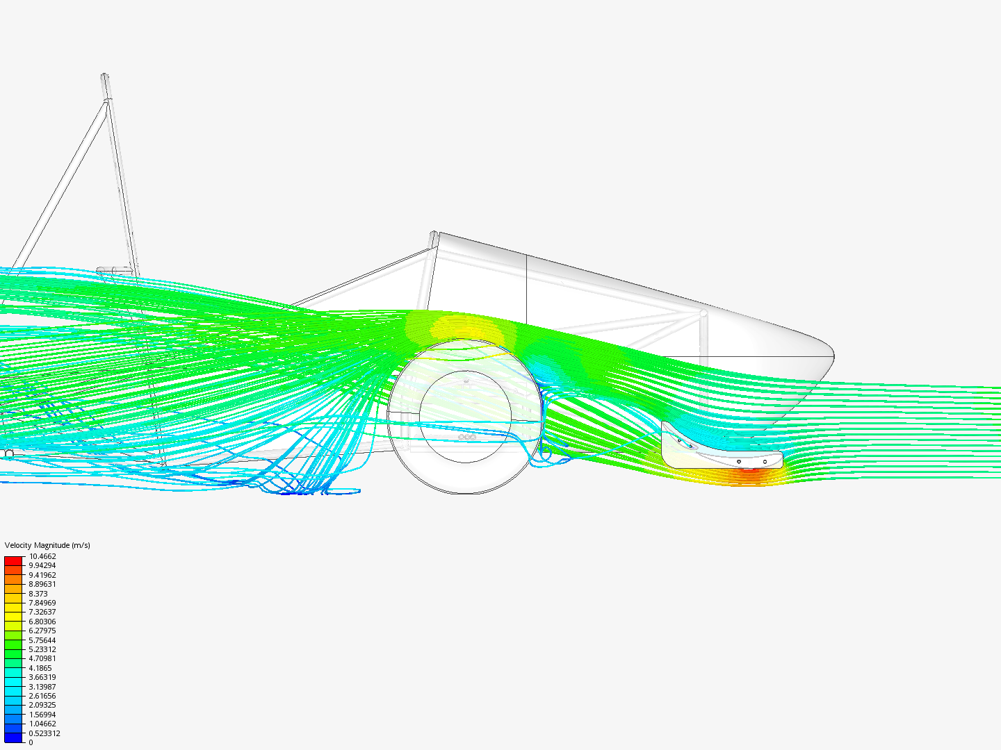 FSAE CAR FRONT WING TEST by cleonhart | SimScale