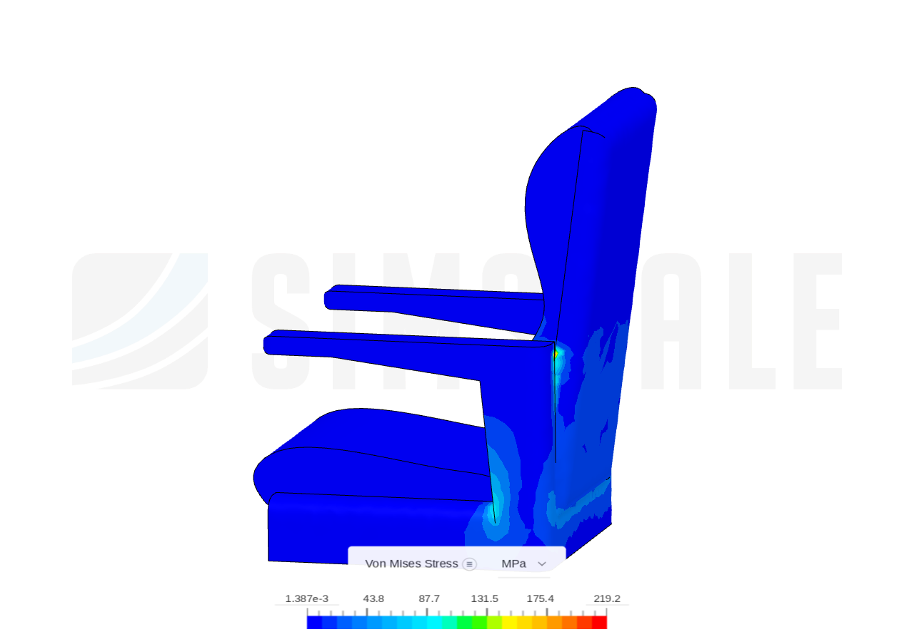 pilots seat test run g-force by cmillsrumsey | SimScale