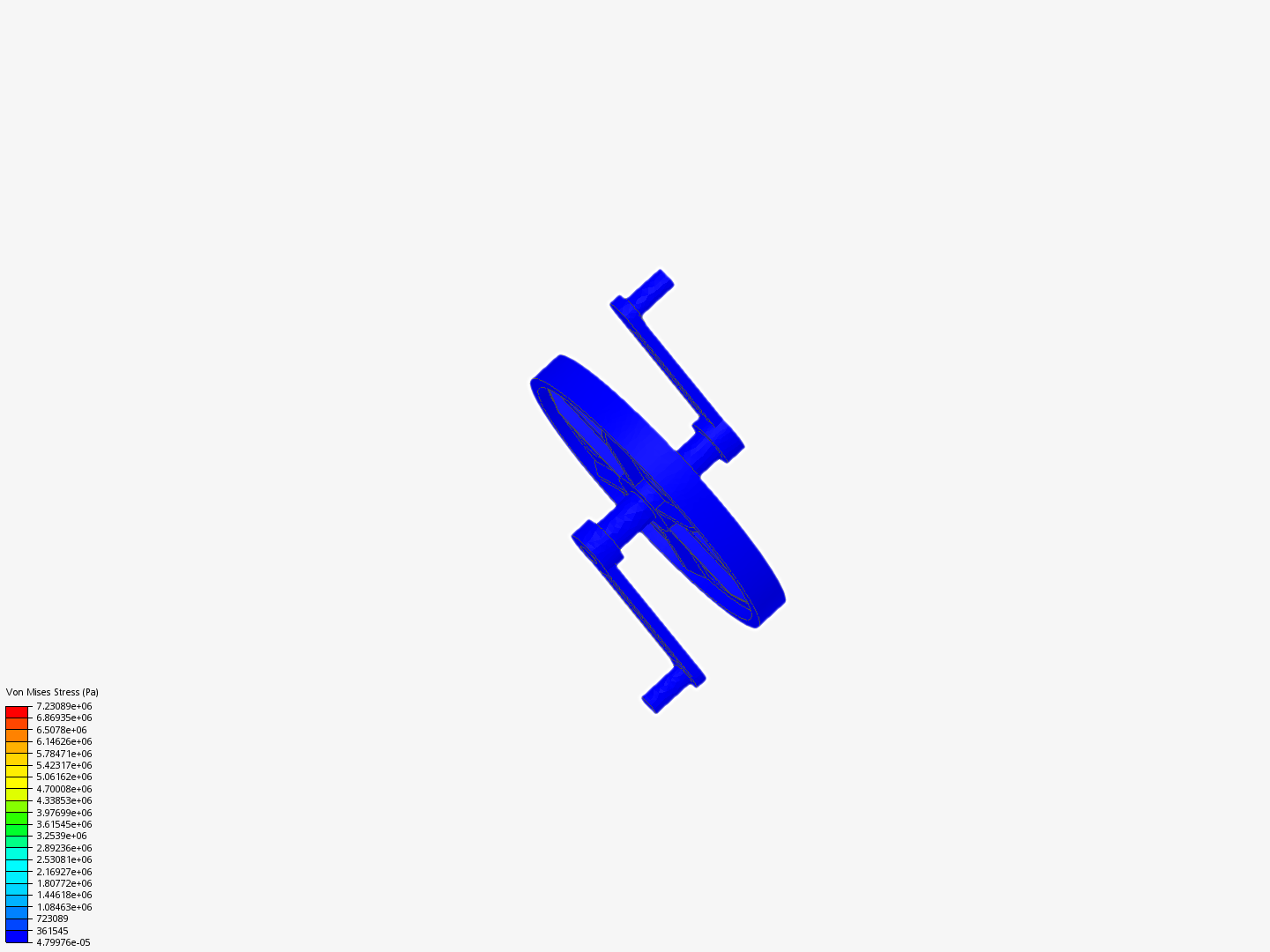 Simulation of a Crank Assembly - Copy by cscofield | SimScale