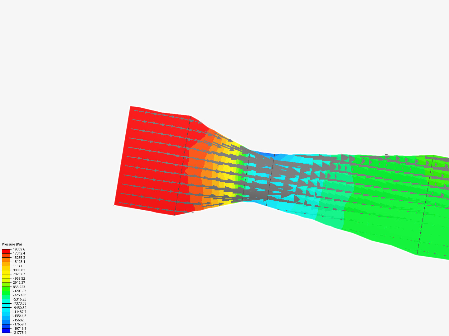 Venturi Meter (MatE 107) - Copy - Copy by csdavid3 | SimScale