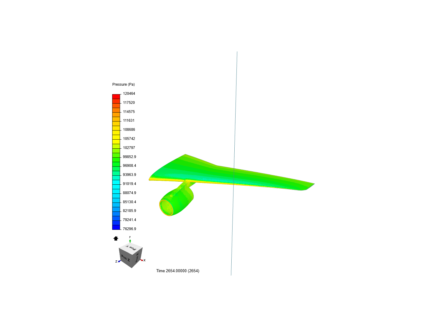 Tutorial: Compressible Flow Around a Wing by csdo17153 | SimScale