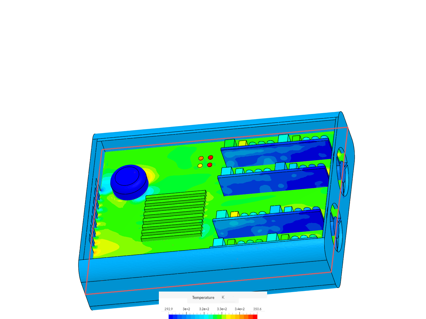 Thermal Management for Electronics Cooling by ctamayo | SimScale