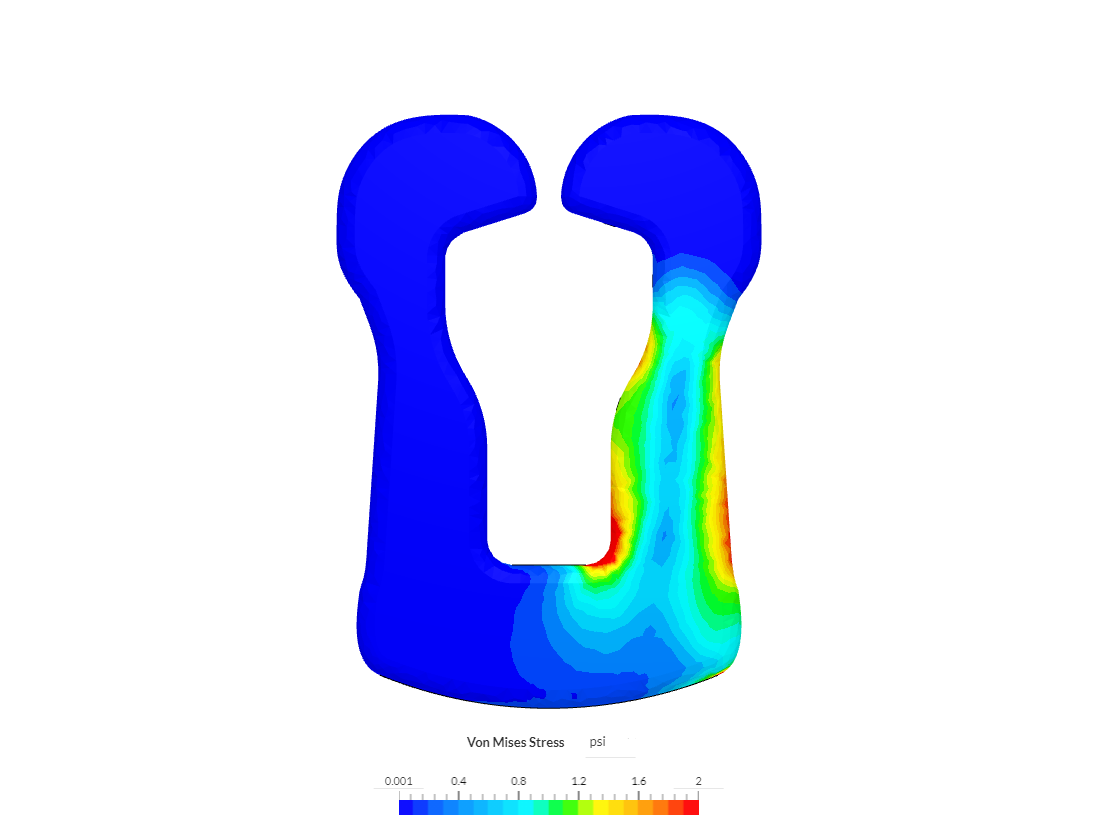 Bracket Stress Analysis by ctulloch | SimScale