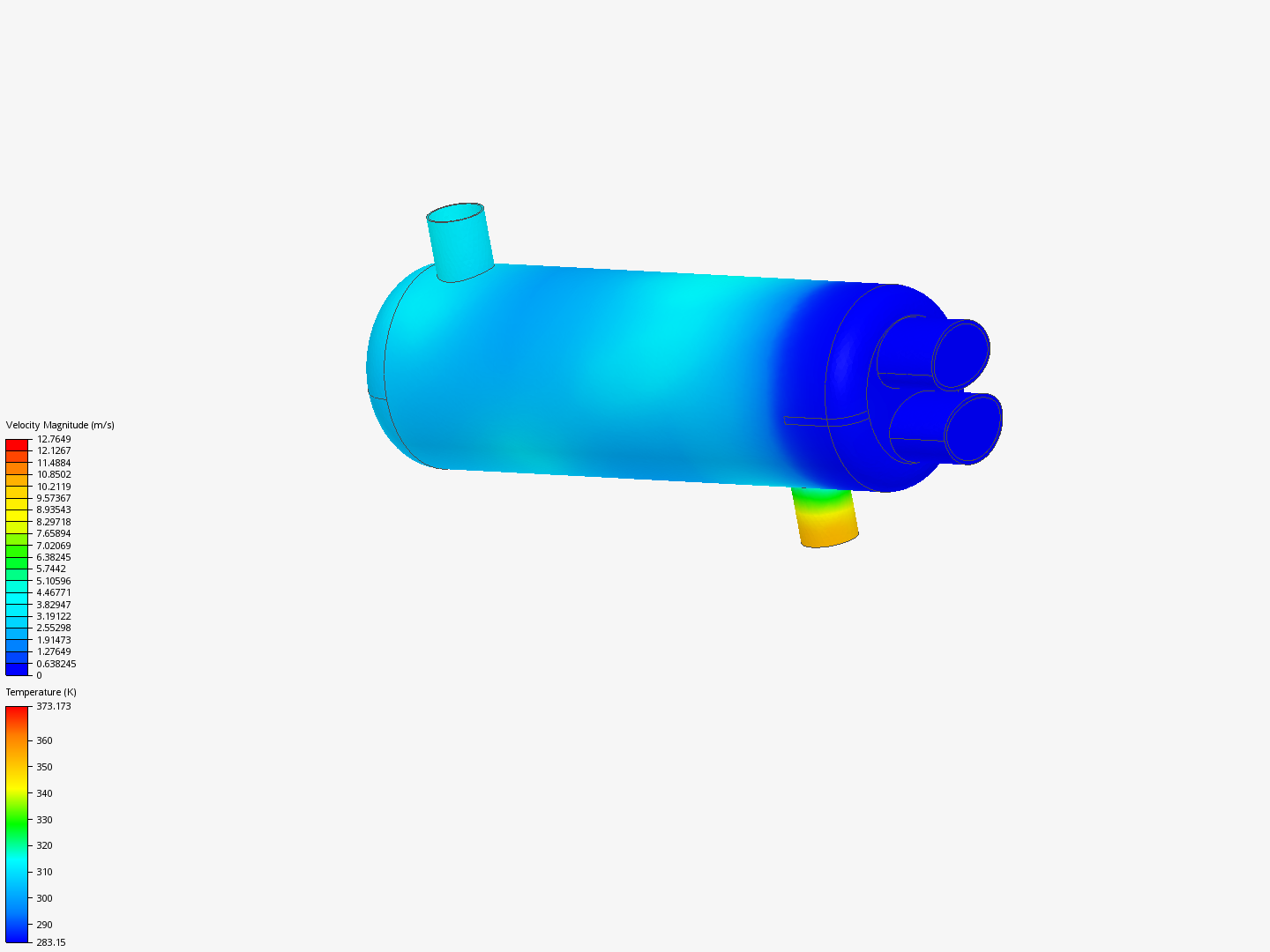 Tutorial: U type Heat Exchanger by cy_chan | SimScale