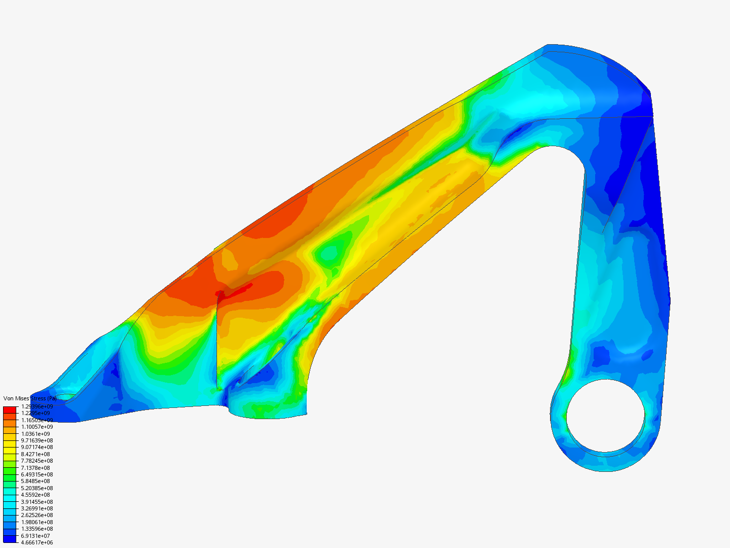 Plate 2: Nonlinear Analysis of Aircraft Engine Bearing Bracket - Copy ...