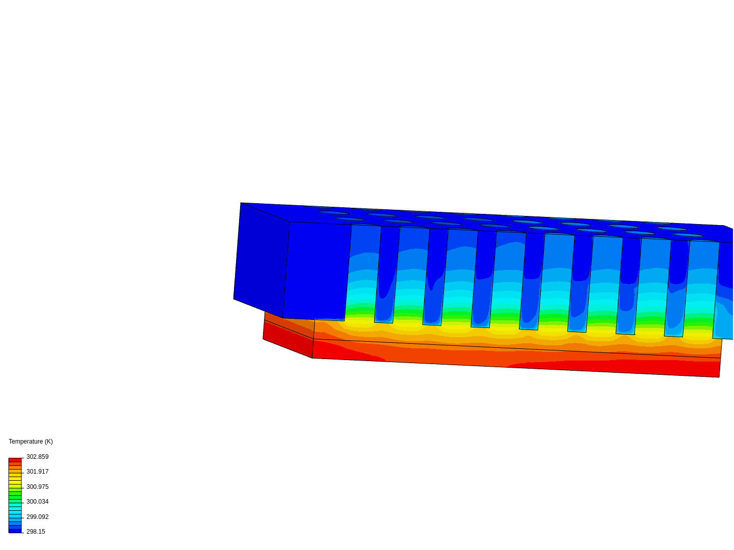 Pin Fin CFD by daniel_hemming | SimScale
