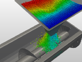 Screw conveyor - Particle analysis by dario | SimScale