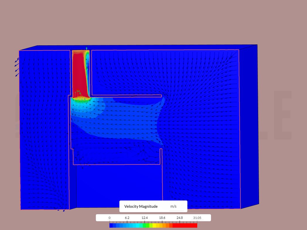 Longer baffle hood by dbjames | SimScale