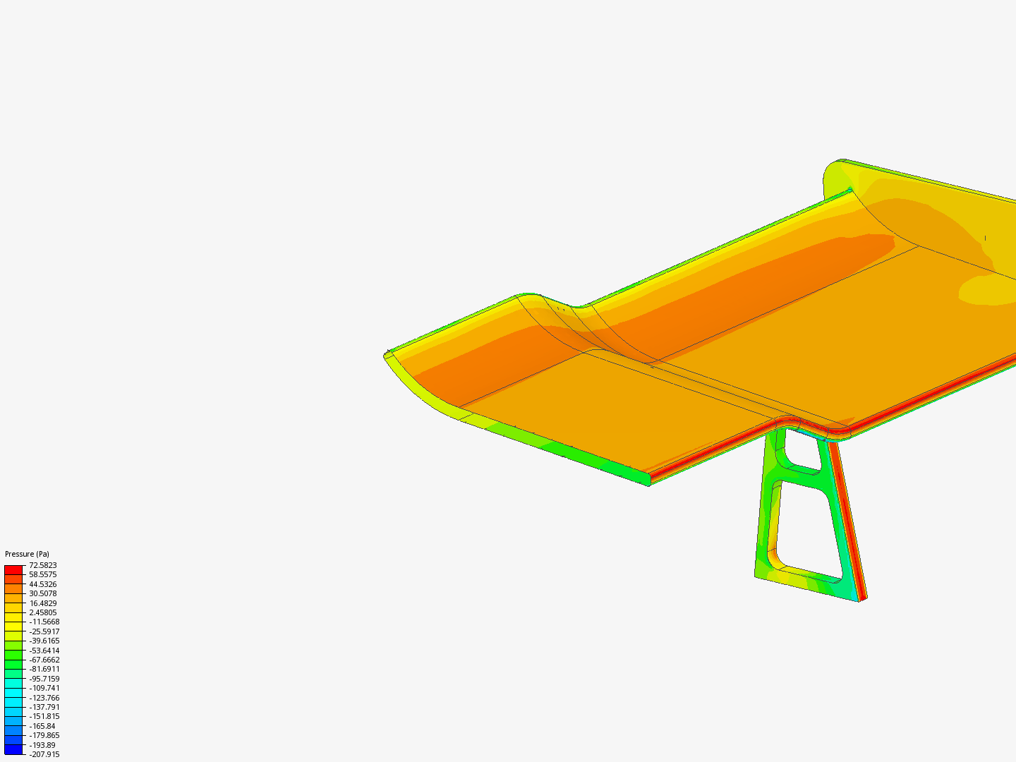 Tutorial: Airflow Around a GT Car Spoiler by dcrabbe | SimScale