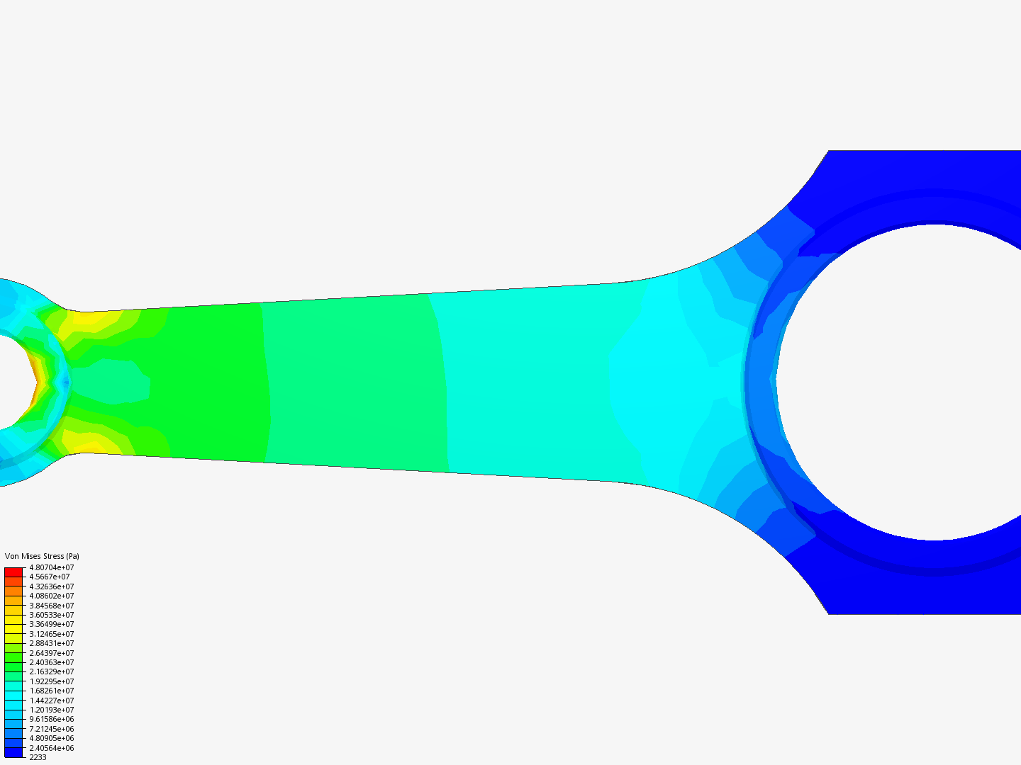 Tutorial 1: Connecting rod stress analysis by dduke | SimScale