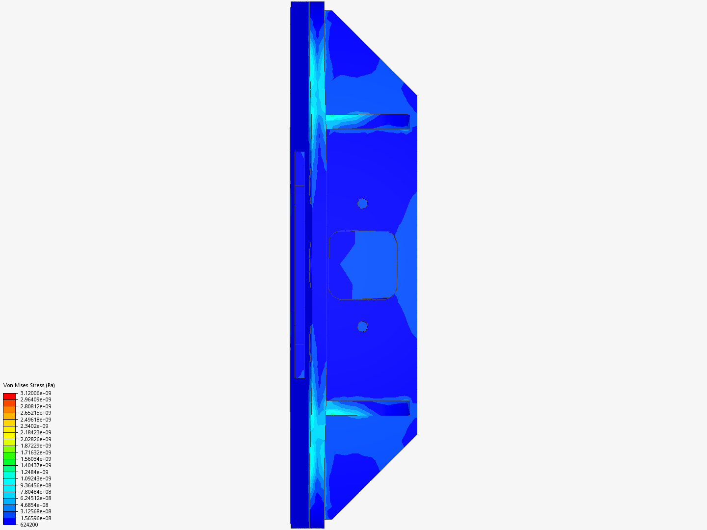 jumpform foot wall bracket by dentmusik | SimScale