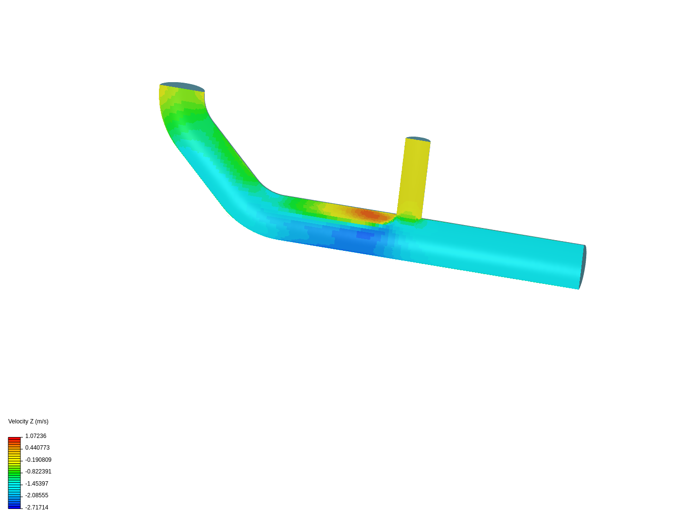 Tutorial 2: Pipe junction flow by derei | SimScale