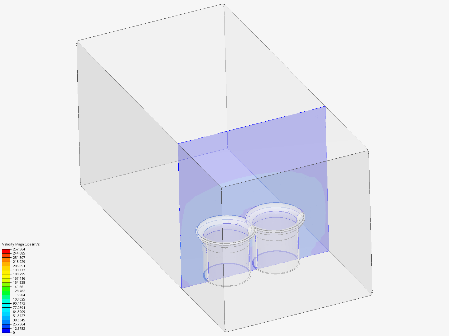 28 36 Velocity Stack Turbulent Airflow Sim by dhawthorn | SimScale