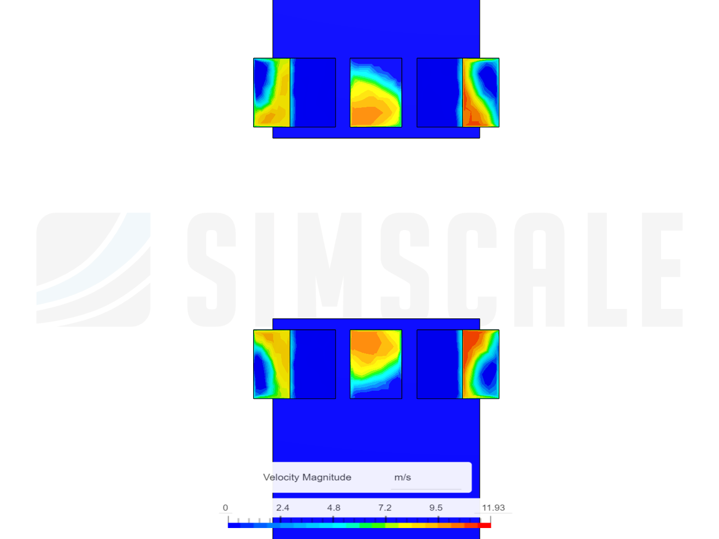 Duct- 3 Diffuser-Rect-75x100_21_75_Ang-Bend by dheepan_mk | SimScale