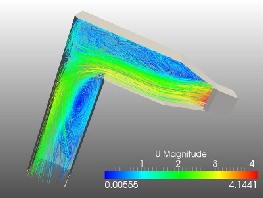 CFD Simulation of Airflow through an Inlet Duct by dheiny | SimScale
