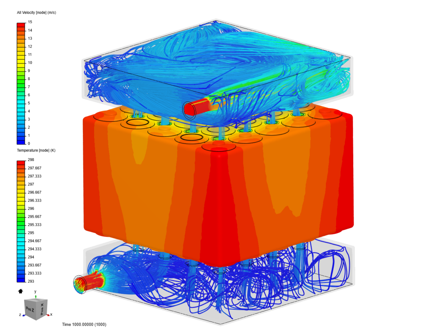 Battery Heat Transfer Analysis by dheiny | SimScale