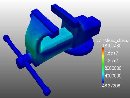 Bench Vise Static Stress Analysis by dheiny | SimScale