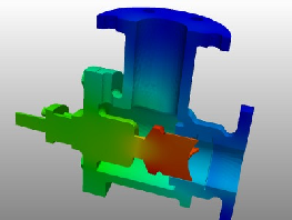 Internal Pressure Load of a Pneumatic Valve by dheiny | SimScale