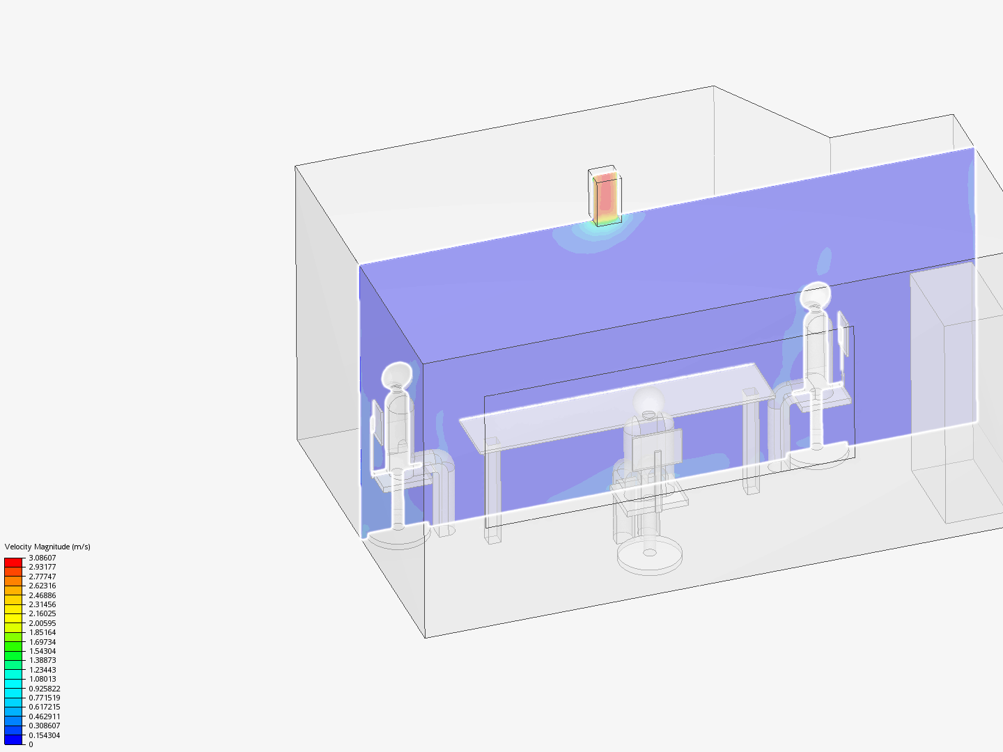 Meeting Room Thermal Comfort Analysis by dhick | SimScale
