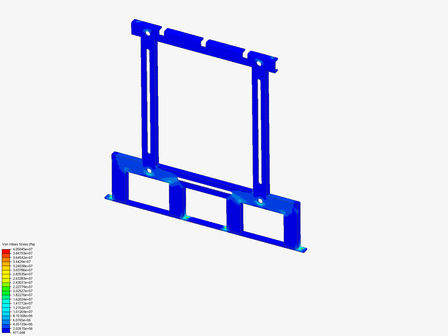 Mounting Bracket Fea By Dinartirta Simscale