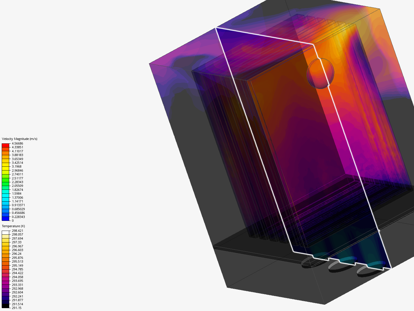 Submer tank with servers - Copy by diplomarbeitSIM | SimScale