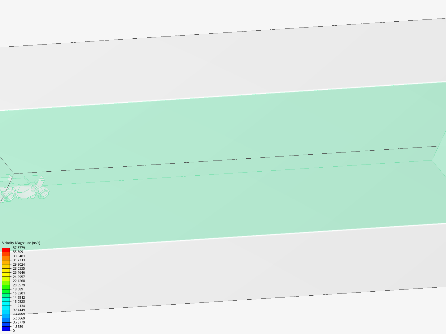 fullcar e14 - rad downwashing e385 by dkcfd4 | SimScale
