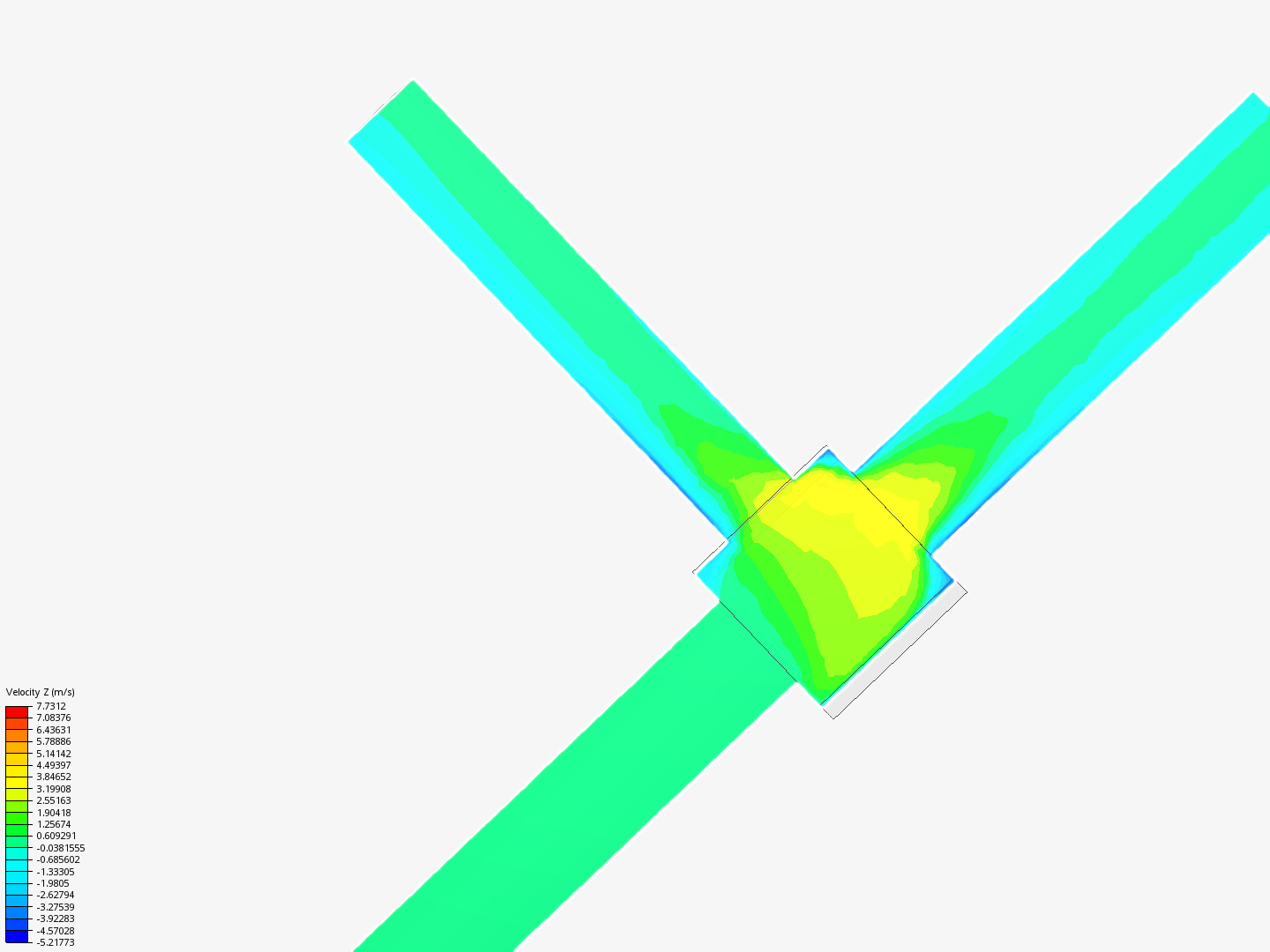 HVAC supply plenum by dkingsbury | SimScale