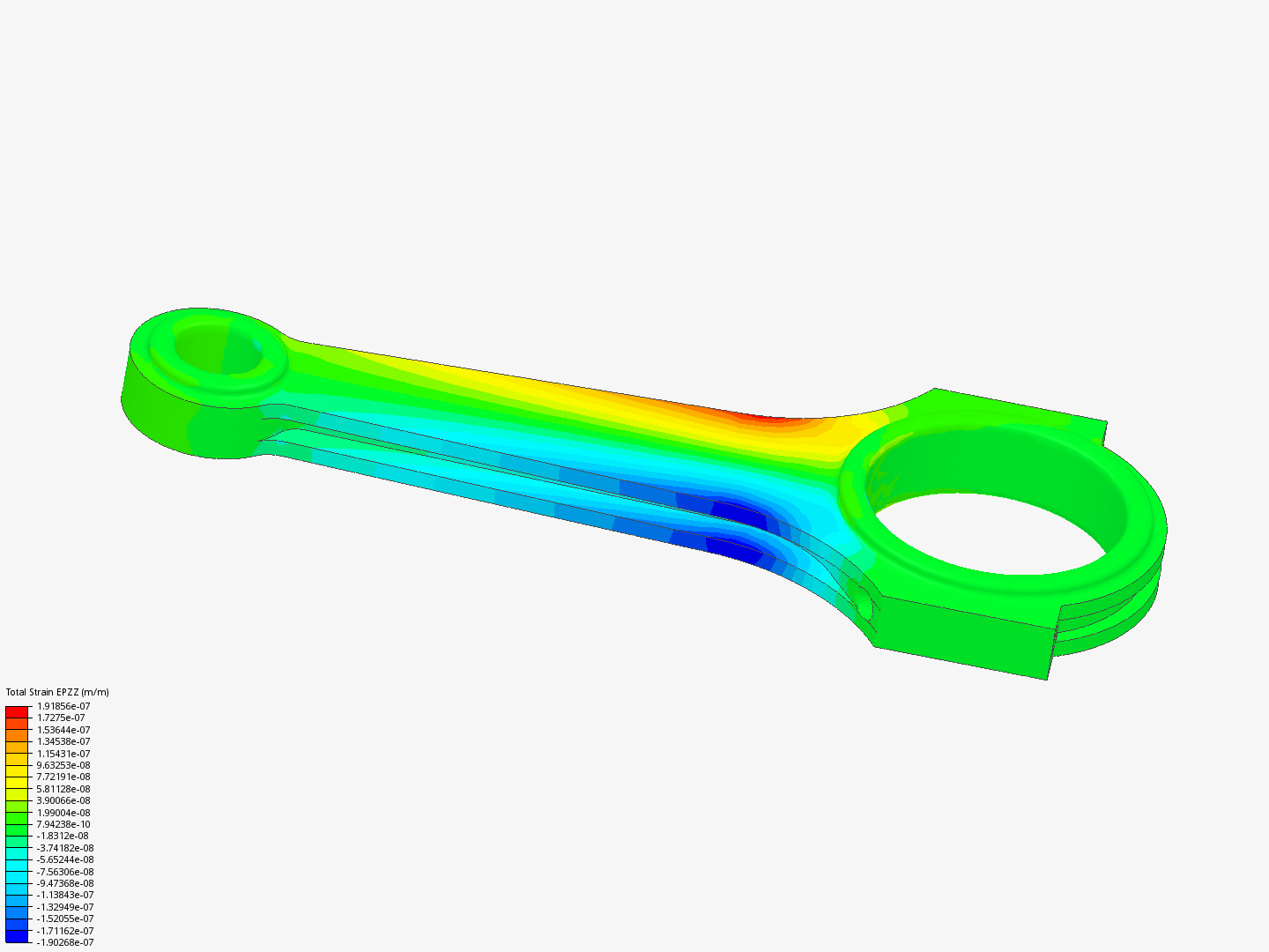 Tutorial 1: Connecting rod stress analysis by dnabil | SimScale