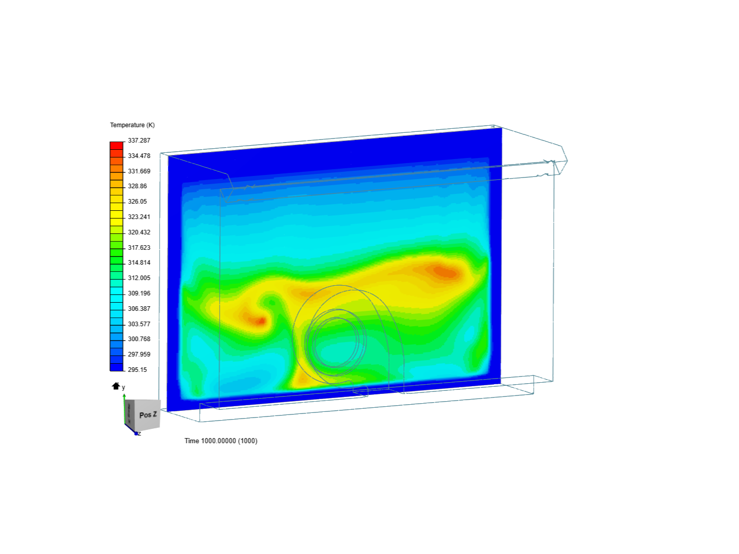 Enclosure With Radial Fan 4W by dolivero | SimScale