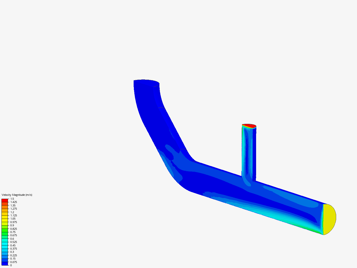 Tutorial 2: Pipe junction flow by dpetsanas | SimScale