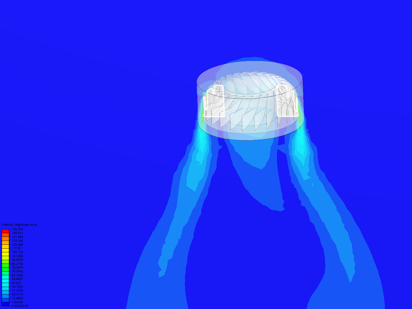 CFD_PF900_24_Fins_300mm_Thick_V38 by dq2084 | SimScale