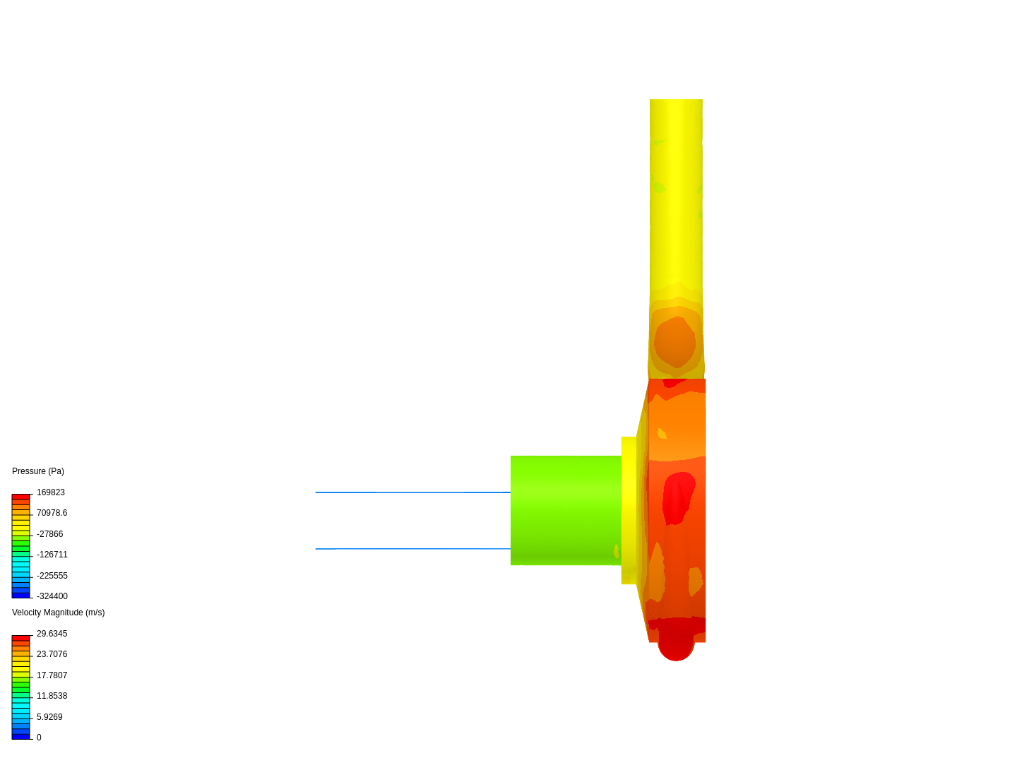 Fluid Flow Simulation through a Centrifugal Pump by dquintero_salg | SimScale