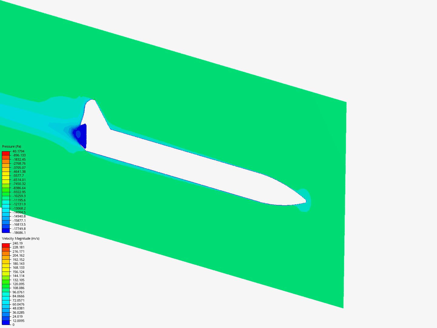 Foil rocket v2 by dsmalley01 | SimScale