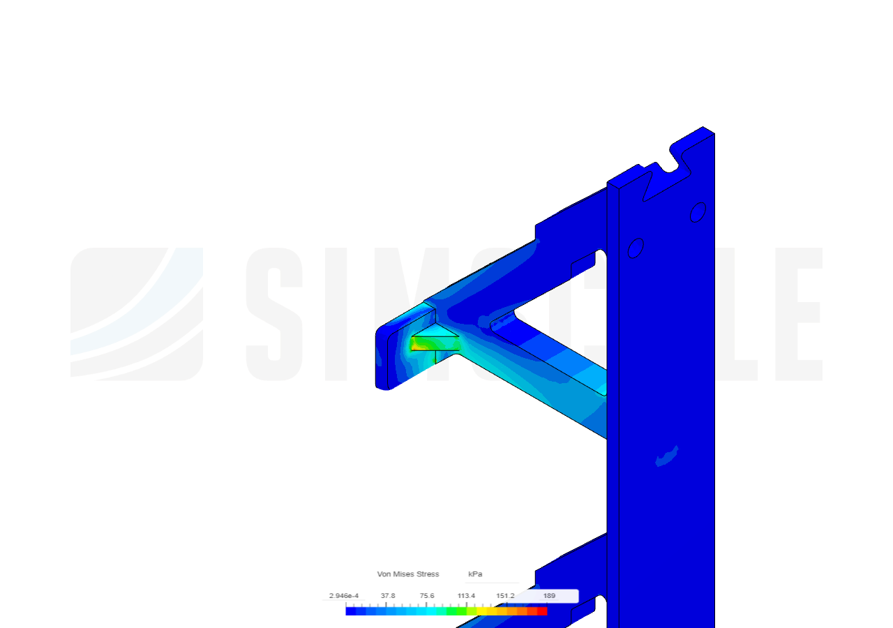 Louvre Bracket by dylan_white | SimScale
