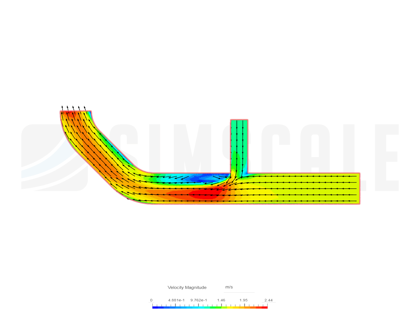 Tutorial 2: Pipe junction flow by eanakor | SimScale