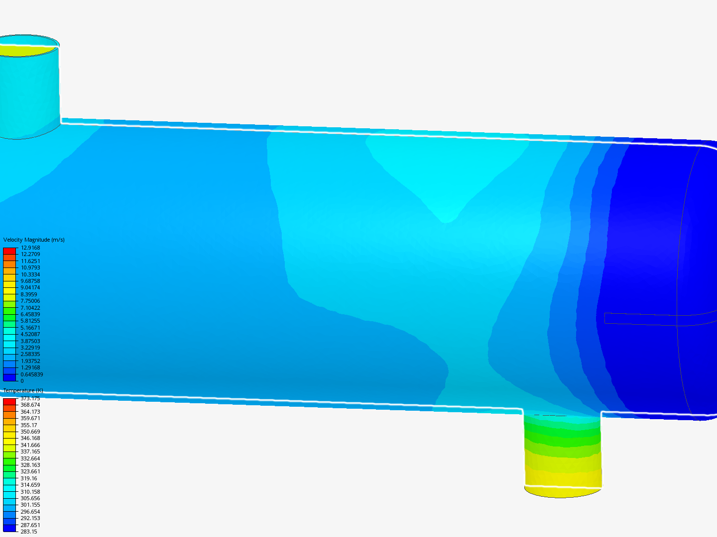 Tutorial: U type Heat Exchanger by eaquino_diaz | SimScale