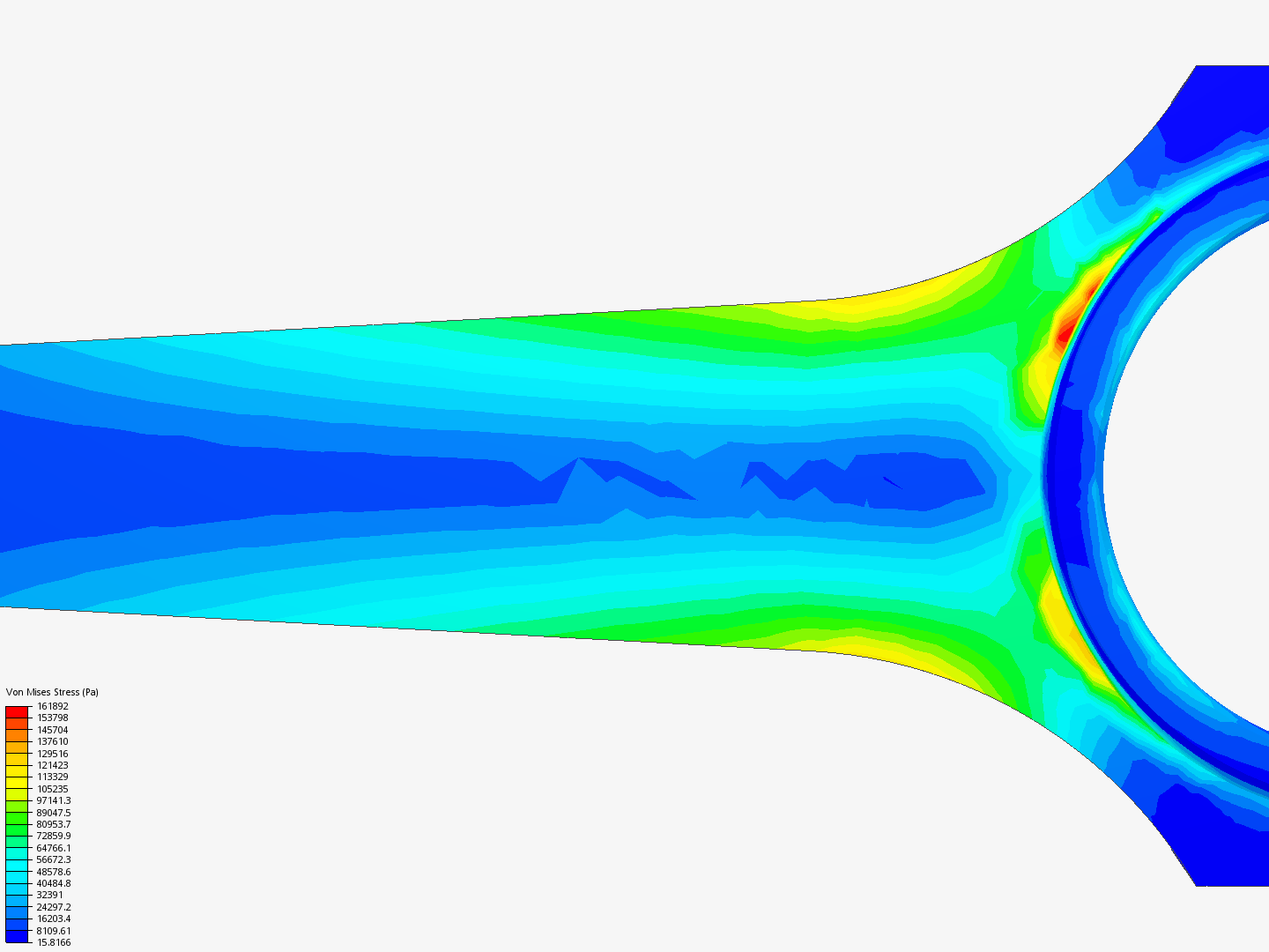Tutorial 1: Connecting rod stress analysis by eazylink | SimScale