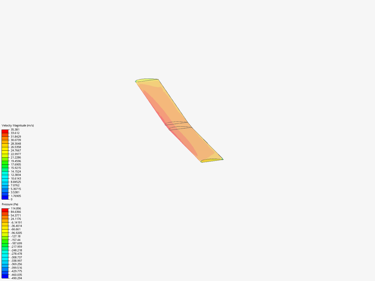 Wing Extra Angle by ef6h7 | SimScale