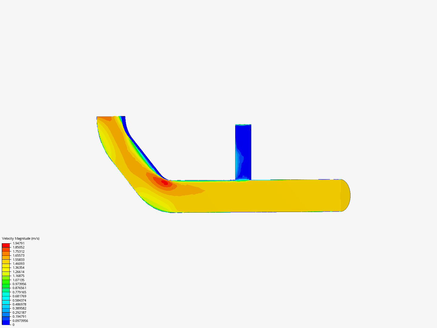 pipe junction flow by egruenstein | SimScale